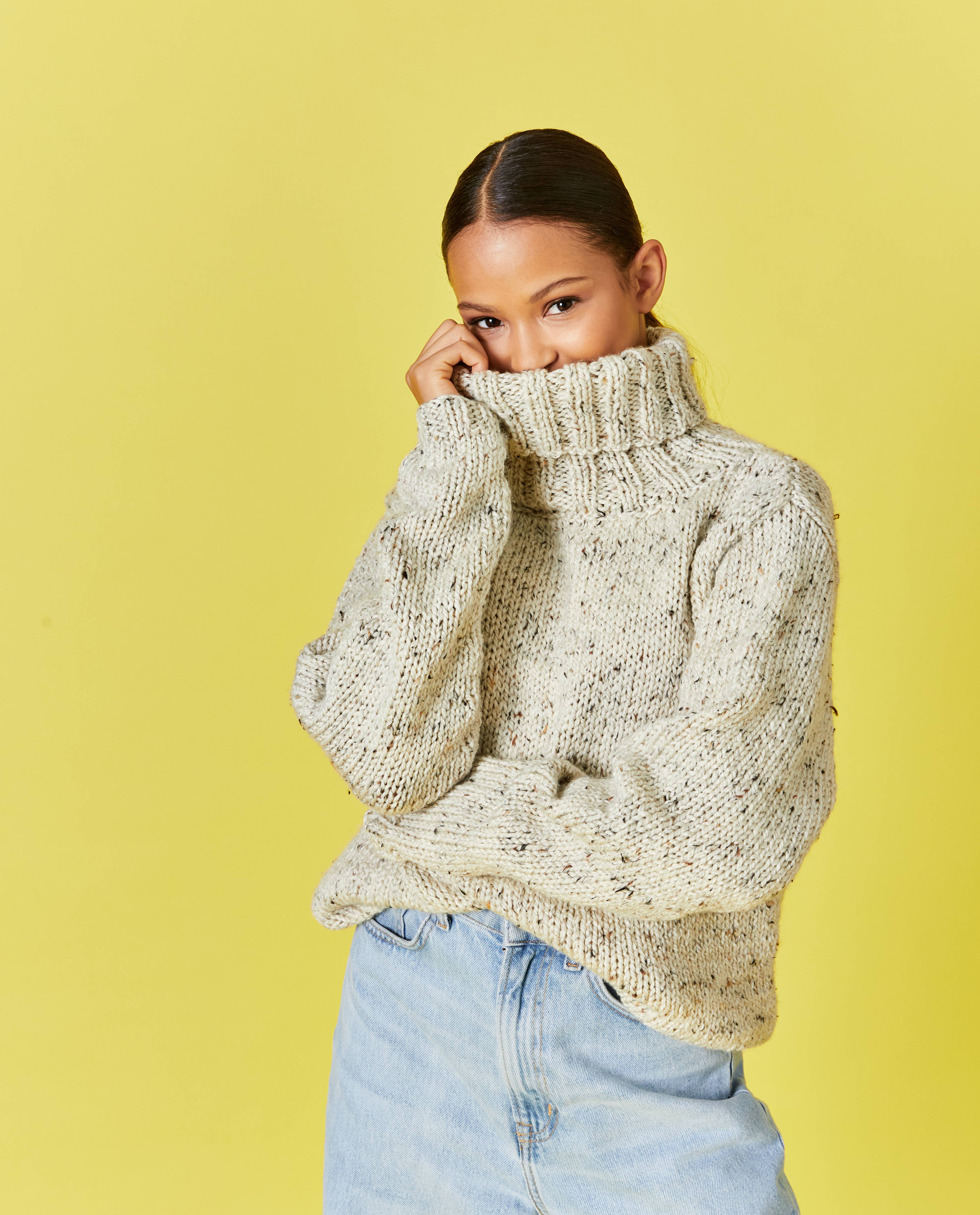 MODÈLE MIXTE - PULL GABY Modèles Femme • Pingouin • Happywool