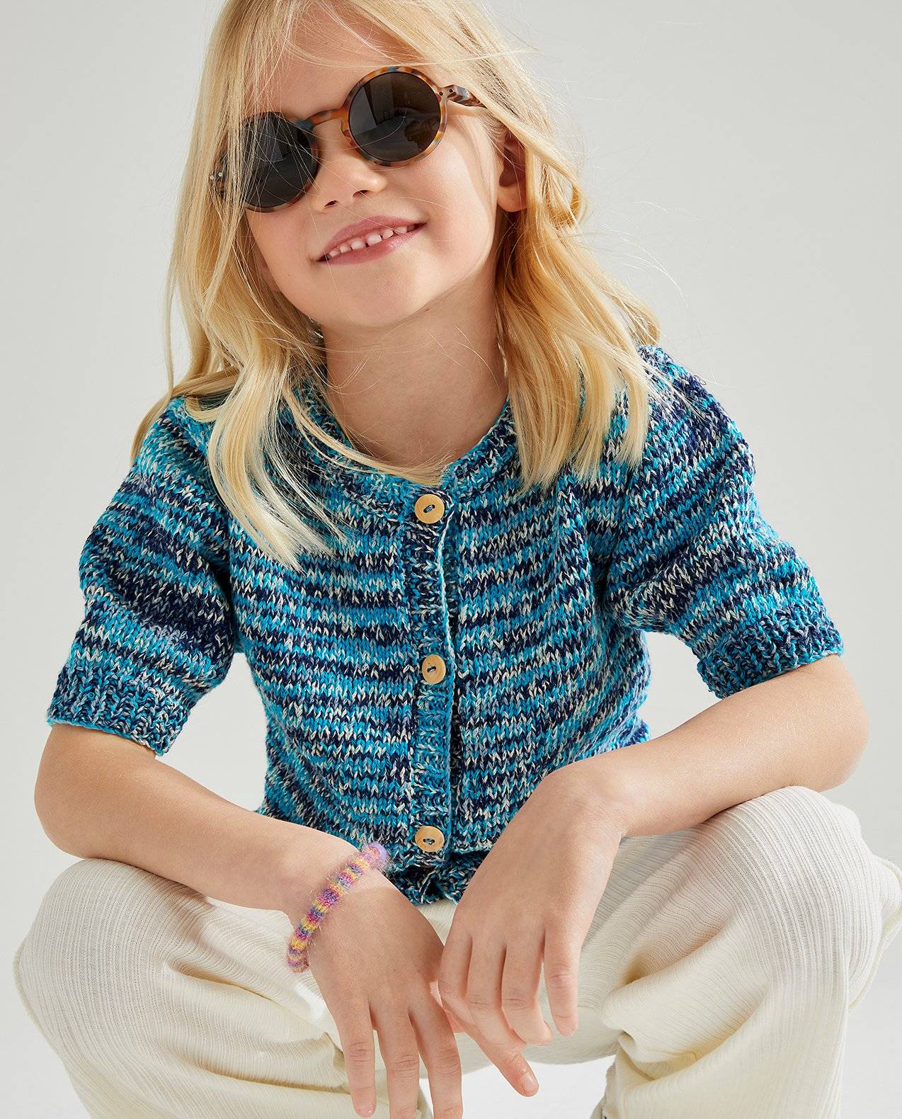 MODÈLE GILET FILLE DALIA Modèles Enfant • Phildar • Happywool