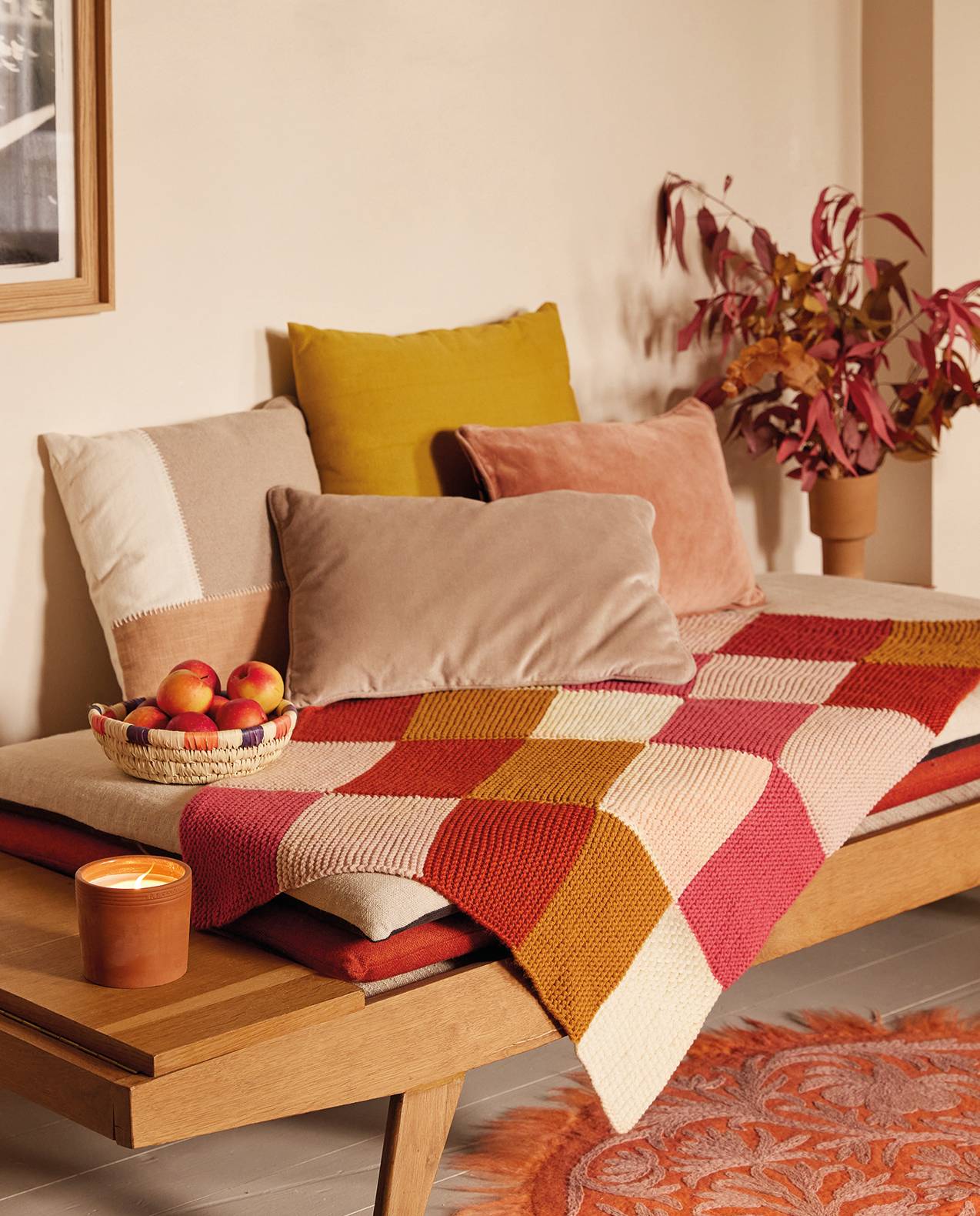MODÈLE DÉCO PLAID JEANNE Modèles Décoration • Phildar • Happywool