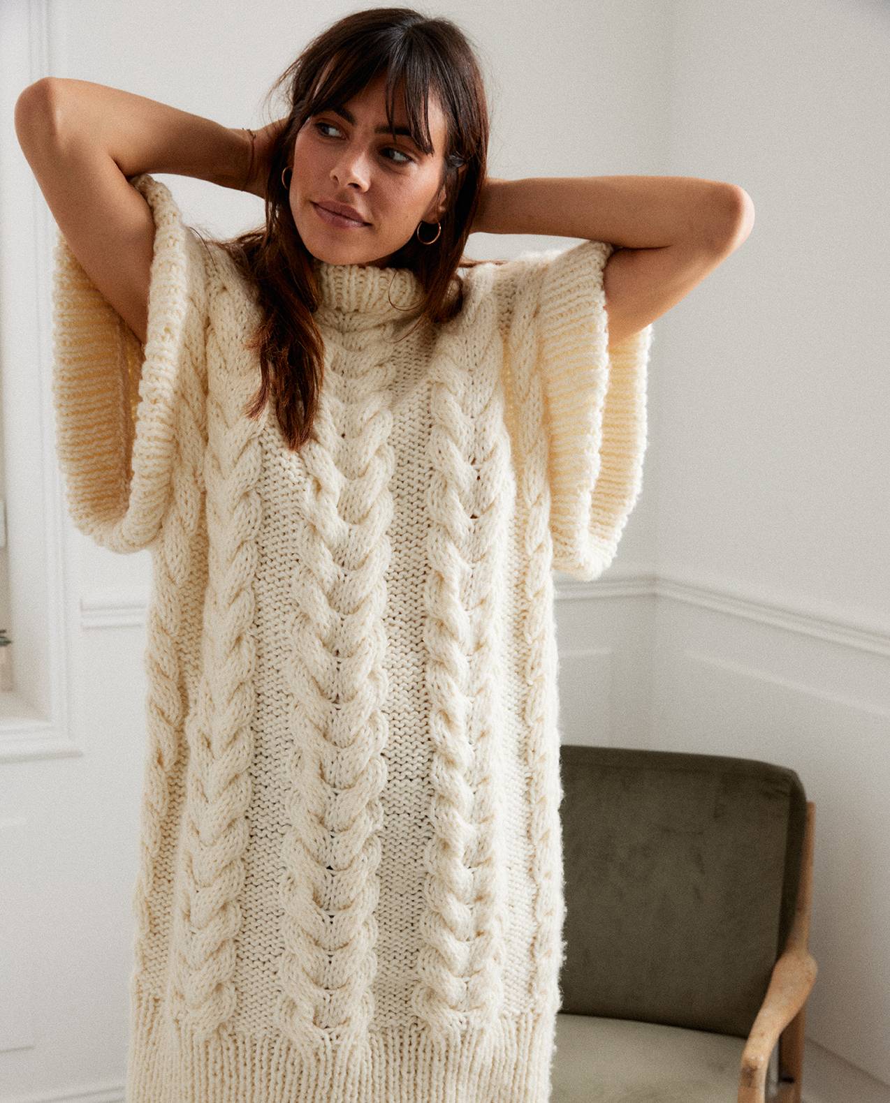 MODÈLE ROBE PULL FEMME FAYSA Modèles Femme • Phildar • Happywool