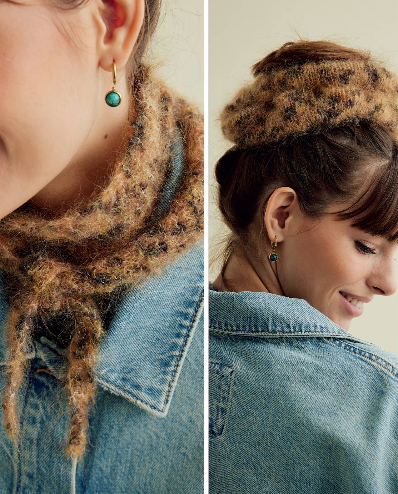 KIT TRICOT FEMME MINI-ÉCHARPE MADDY Kits Tricot • Phildar • Happywool